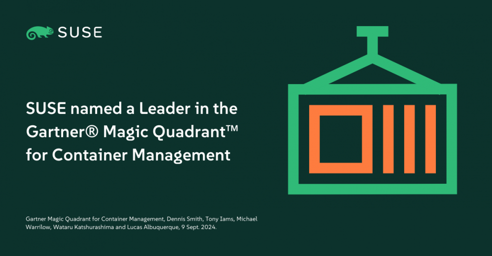 SUSE Recognized as a Leader in 2024 Gartner® Magic Quadrant™ for ...